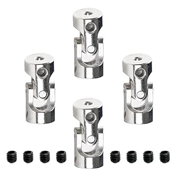 Amazon.com: Aopin 2mm to 2mm Rotatable Universal Joint Coupling Shaft ...