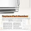 Amazon.com: WB56X22160 WB55T10154 Range Oven Inner Door Glass ...
