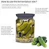 Amazon.com: Kinggrand Kitchen Silicone Fermenting Lids Waterless ...