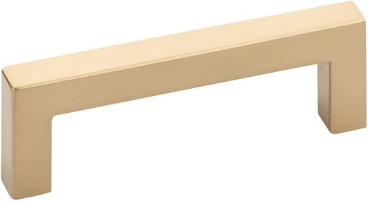 Emtek 86707US4 Warwick Cabinet Pull Satin Brass (6" Screw Hole Centers ...