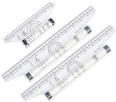 Amazon.com : 2 Pcs Plastic Measuring Rolling Ruler, Drawing Roller ...