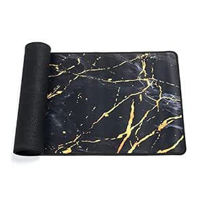 Keyboard Pad Fancy Yellow Long Extended Waterproof Foldable Mouse Pad ...