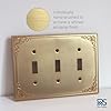 Rio Salto Toggle Light Switch Cover Plate Triple Toggle Flip Switch ...