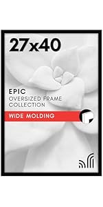 Amazon.com - Americanflat 16x25 Poster Frame with Polished Plexiglass ...