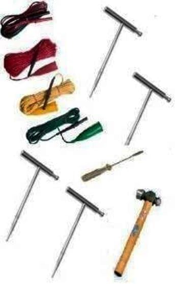 Professional Earth Tester Kit with 4 Electrodes, Ground Testing ...