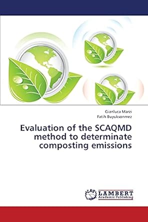 Evaluation of the SCAQMD method to determinate composting emissions ...
