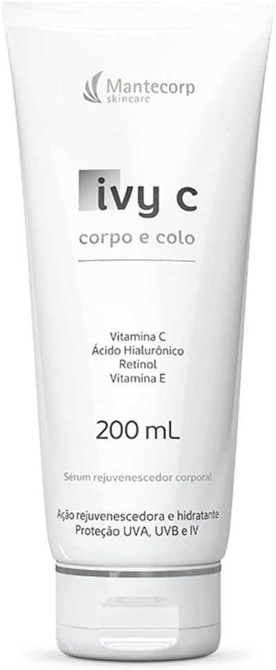 Ivy C Hidratante Rejuvenescedor Corporal Corpo e Colo, Mantecorp ...