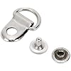 Amazon.com: 100 Sets Shoelace Buckles, 9x14mm D Ring Eyelet Buckles ...