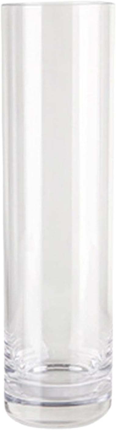 Fenteer Acrylic Cylinder Vase Minimalist Tall Large Plastic Vase ...