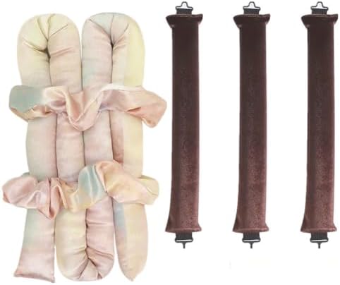 Amazon.com : Kitsch Satin Heatless Overnight Curling Set - Soft Hair ...