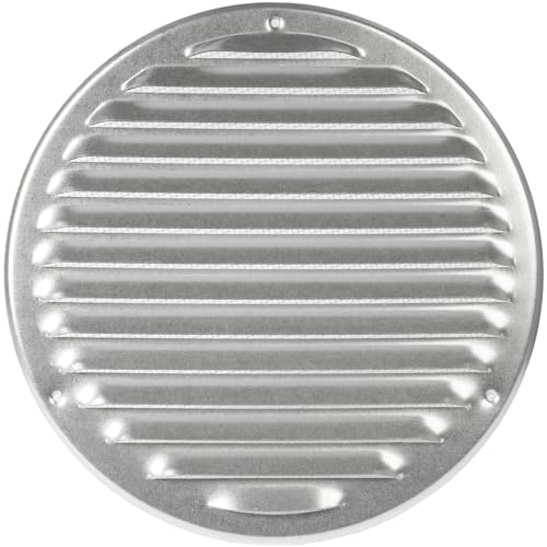 8 Inch / 200 mm Vent Cover – Galvanized Steel Round Soffit Vent – Air ...