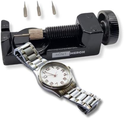 Mintmerch Watch Strap Metal Link Pin Remover Tool with 3 Extra Pins ...