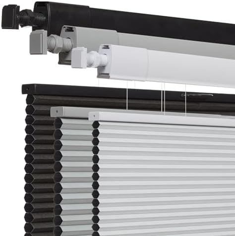 Amazon.com: No Drill No Tools Cellular Shades for Windows, Top Down ...