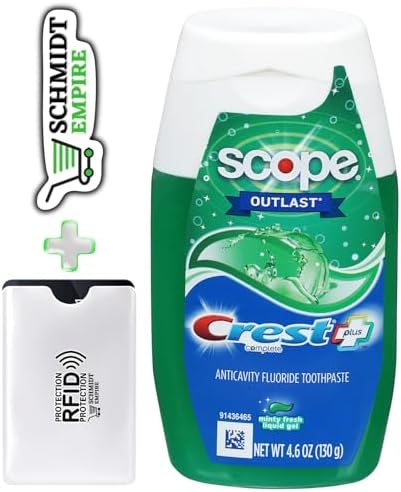 Amazon.com: Crest Complete Plus Scope Minty Fresh Liquid Gel Toothpaste ...