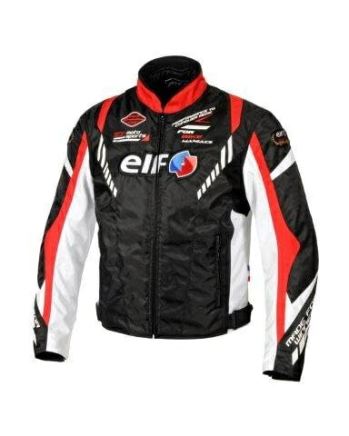 Amazon | [エルフ] ライディングジャケット EJ-W119 メンズ 4L レッド | ジャケット | 車＆バイク