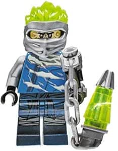 Amazon.com: LEGO Ninjago: Jay FS Spinjitzu Slam Minifigure with Flail ...