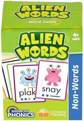 Amazon.com: Junior Learning: Rainbow Phonics - Alien Words - 148 Word ...