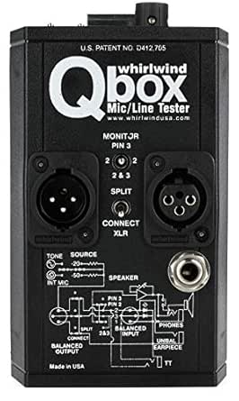 Whirlwind Qbox Audio Line Tester/Cable Tester/Test Tone Generator ...