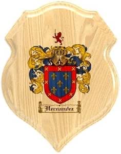 Amazon.com: Hernandez Coat of Arms Plaque / Family Crest Plaque : Home ...