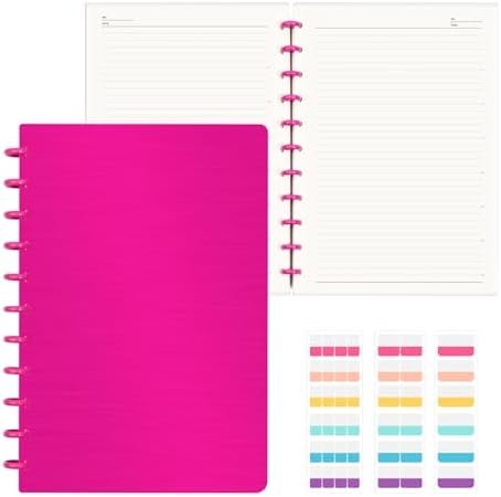 Amazon.com : MOSA BEAR Discbound Notebook, 8-Disc Disbound Planner with ...