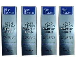 Buy Blue Heaven Makeup Fixer Dewy Glow Look Silk Matte Effect Mini Pack ...