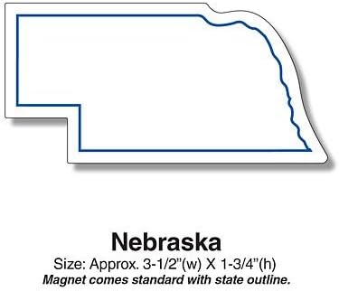 Amazon.com: NE - Nebraska State Shape Magnet