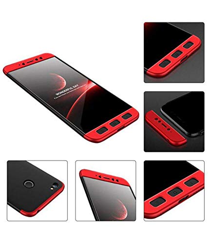 Generic Hard case 360 Degree Back Cover Black for Redmi Y1 Silver 64 GB ...