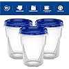 Amazon.com: ELEGANT DISPOSABLES Twist Top Deli Containers Food Storage ...