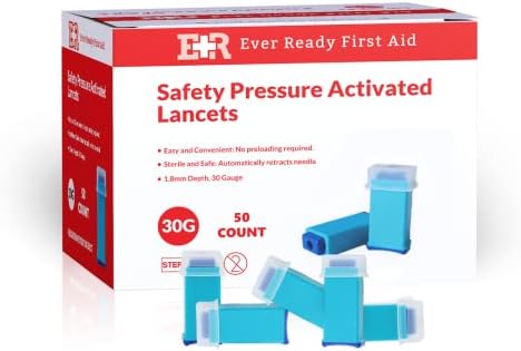 Amazon.com: Ever Ready First Aid Safety Pressure Activated Lancets ...