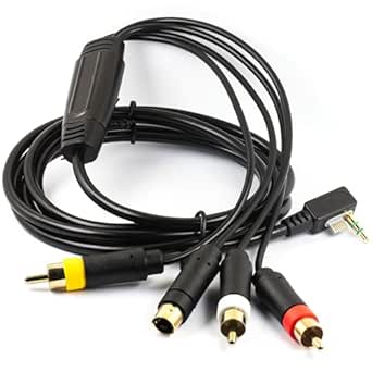 Amazon.com: jujinglobal S-Video and TV AV Composite Video Cable Cord ...