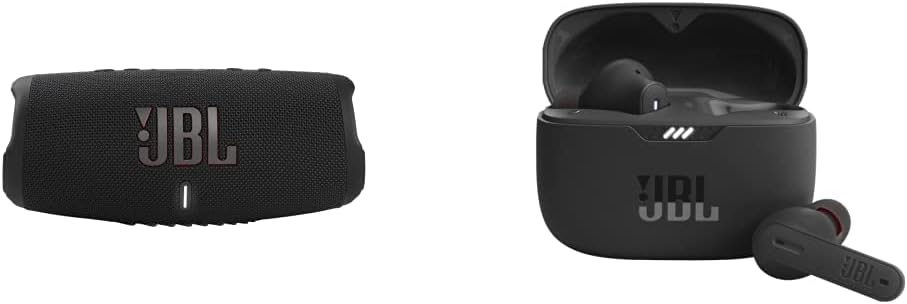Amazon.com: JBL Charge 5 Portable Bluetooth Speaker + JBL Tune 230NC ...