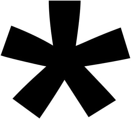 Amazon.com - Keyboard Character Asterisk Symbol 6" Vinyl Sticker Car ...