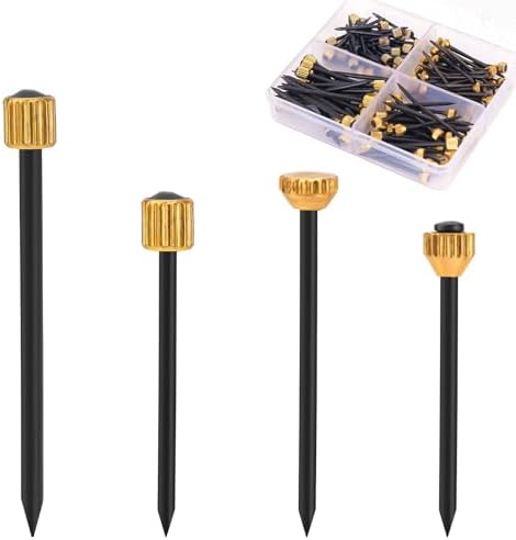 120pcs Picture Hanging Nails, 4 Styles Reusable Picture Frame Nails ...