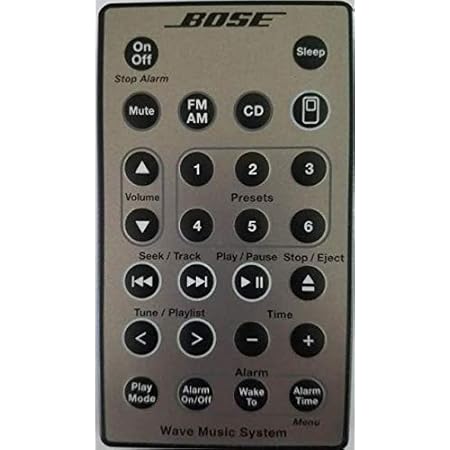 Bose Wave Music System Remote Control - Silver: Amazon.co.uk ...