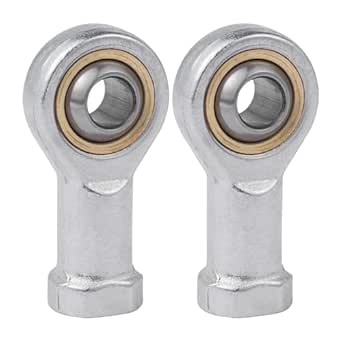 Dewocke 2PCS M8 Rod End Bearings, 8mm Bore, M8 x 1.25 Female Right Hand ...