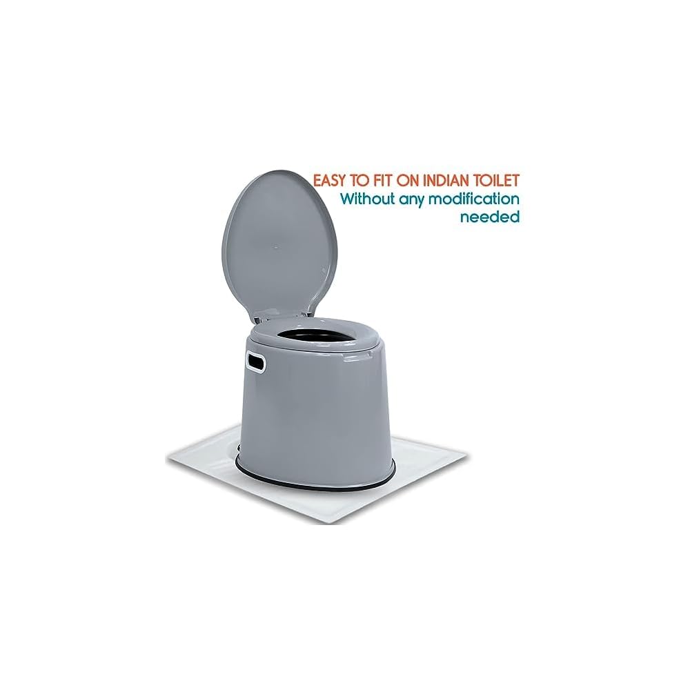 Kitwe Camping Toilet with Lid and Paper Holder Philippines | Ubuy