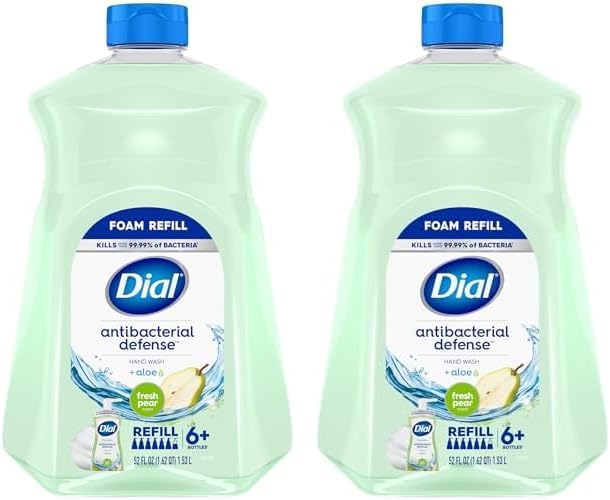 Amazon.com : Dial Antibacterial Foaming Hand Soap Refill, Fresh Pear ...