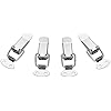 E-TING 4Pcs Stainless Steel Spring Loaded Toggle Latch Catch Clamp Clip ...