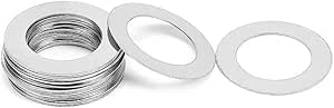 Amazon.com: Adjusting Shim Gasket 304 Stainless Steel Ultra Thin Flat ...