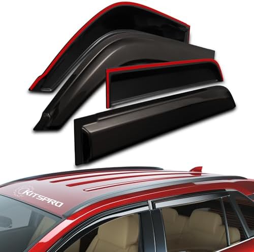 Amazon.com: KitsPro Side Window Rain Guards for 2010-2024 Toyota ...