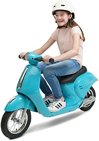 Amazon.com: Hyper Retro Kids Vespa Scooter 24V Ride On Toys for Big ...