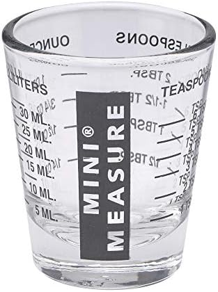 Amazon.com: 30ml Plastic Liquid Measuring Cups - Mini Clear Kitchen ...