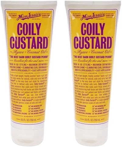 Amazon.com : Miss Jessie's Coily Custard Unisex Emulsion 8.5 oz (Pack ...