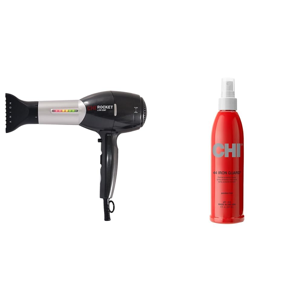 Amazon.com : CHI Rocket Hair Dryer & 44 Iron Guard Thermal Protection ...