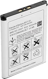 Abtter Battery for Sony Ericsson BST-33, (1000mah) High Power ...