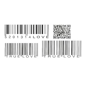 ORDERSHOCK Love Barcode Tattoo Temporary Tattoo Stickers For Male And ...