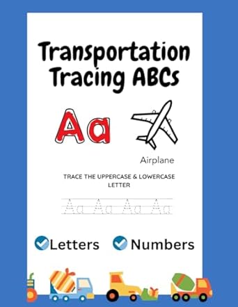 Transportation Alphabet handwriting improvement for kids letter tracing ...