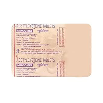 Mucomix - Strip of 10 Tablets : Amazon.in: Health & Personal Care