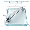 Amazon.com: HTV Cooling Block for Vinyl with Handle, 4.7" x 4.7" Heat ...