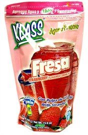 Amazon.com: Klass Listo Strawberry Drink Mix (Pack of 18)